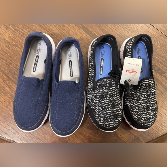 Danskin Now | Shoes | Danskin Now Navy And Black Slipon Shoes | Poshmark